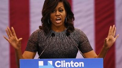 Présidentielle américaine: Michelle Obama et Hillary Clinton ensemble ...